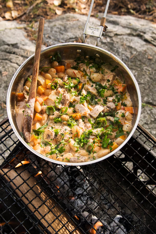 Chicken Stew with White Beans